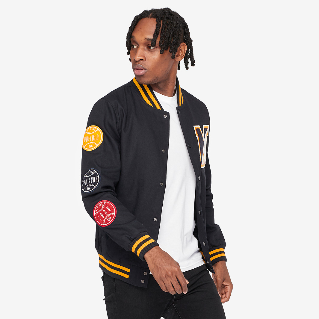 New Era Heritage Varsity Jacket - Navy - Mens Clothing | Pro:Direct Soccer