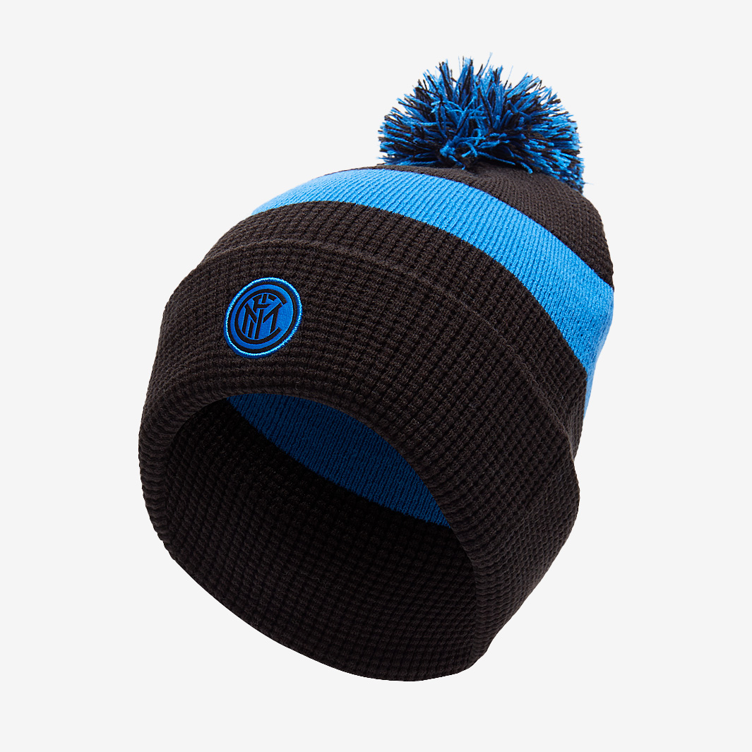 Nike Inter Milan 21/22 Pom Pom Beanie - Black/Blue Spark/Blue Spark ...