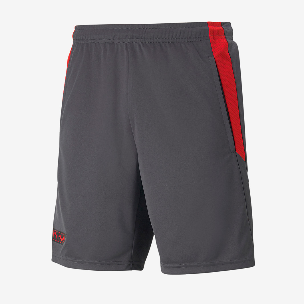 Puma x Batman Training Short - Asphalt/Lave Blast - Mens Clothing