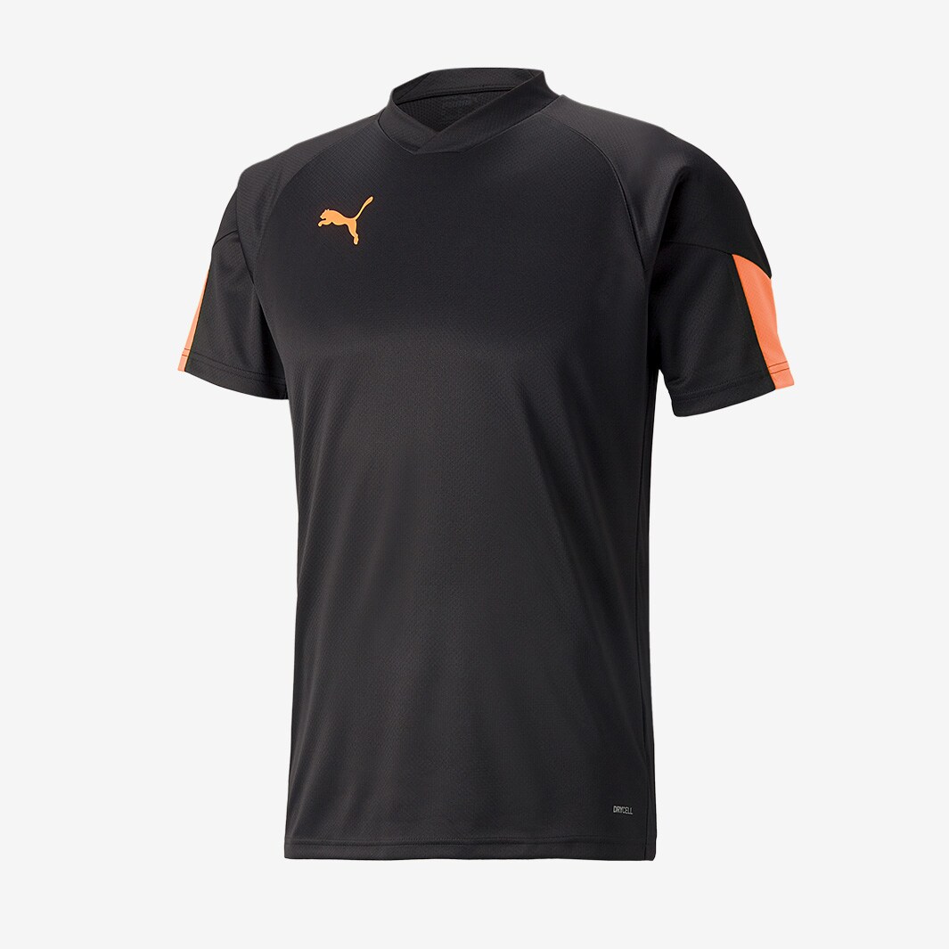Puma individualFINAL Shirt - Puma Black/Neon Citrus - Mens Clothing