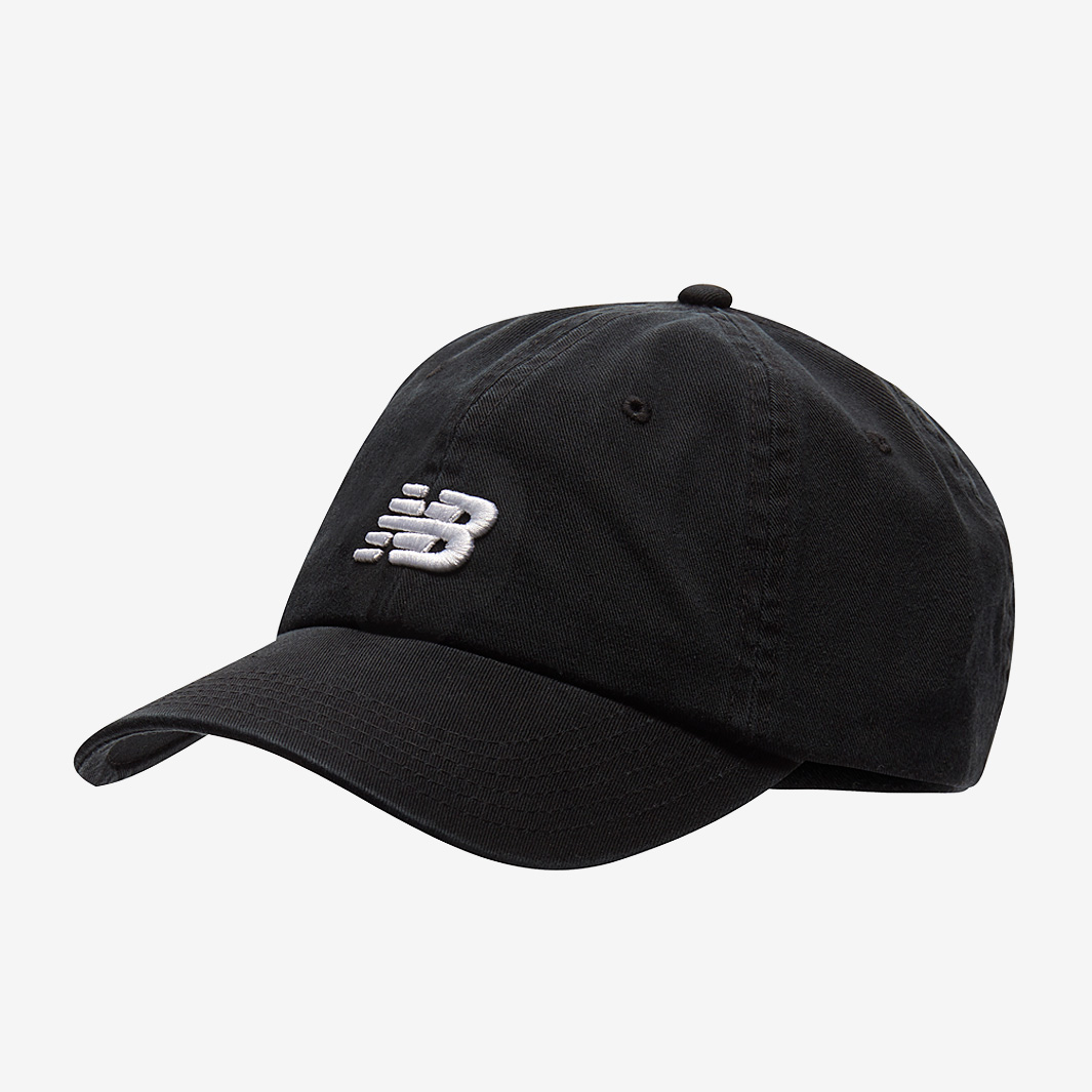 New Balance Lifestyle 6-Panel Curved Brim Classic Hat - Black ...