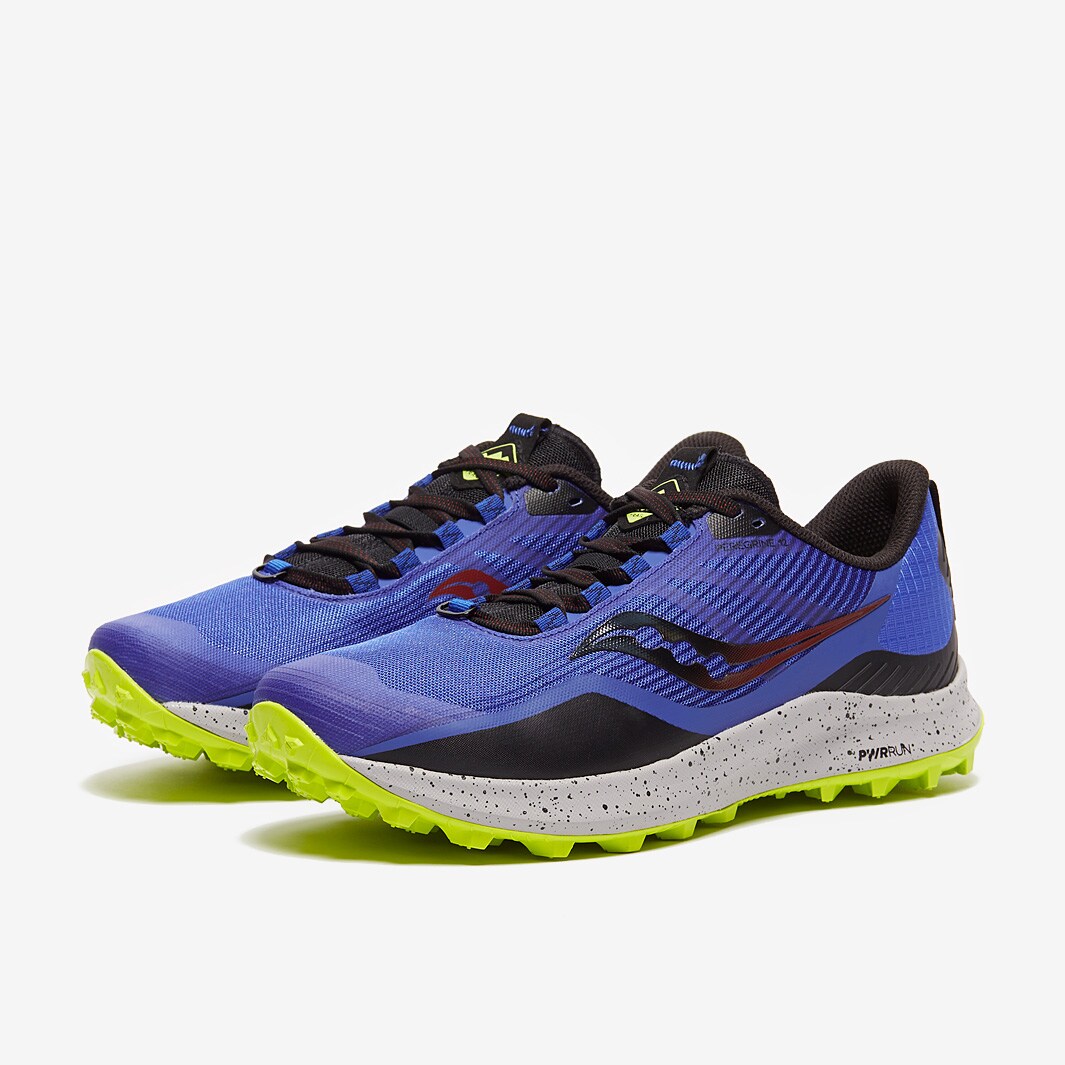 Saucony Peregrine 12 - Blue Raz/Acid - Mens Shoes