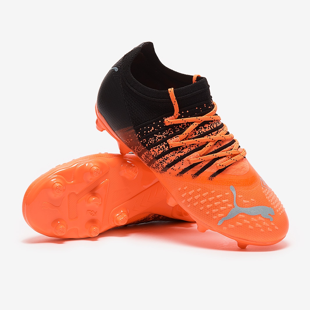 Puma Future Z 2.3 FG/AG para niños - Neon Cítrico/Plateado Diamante ...