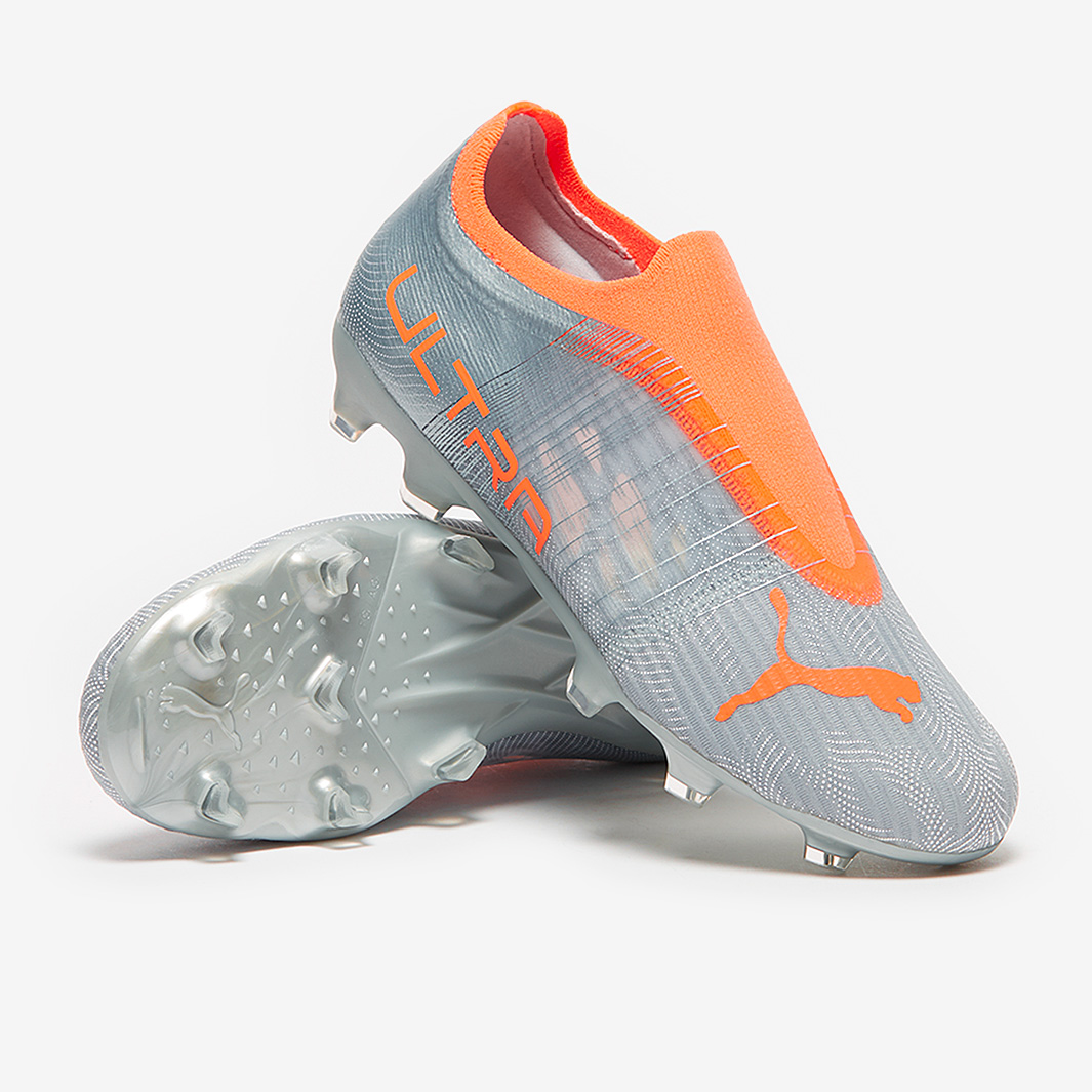 PUMA Enfant Ultra 3.4 FG/AG - Argent Diamant/Citron Néon - Argent ...