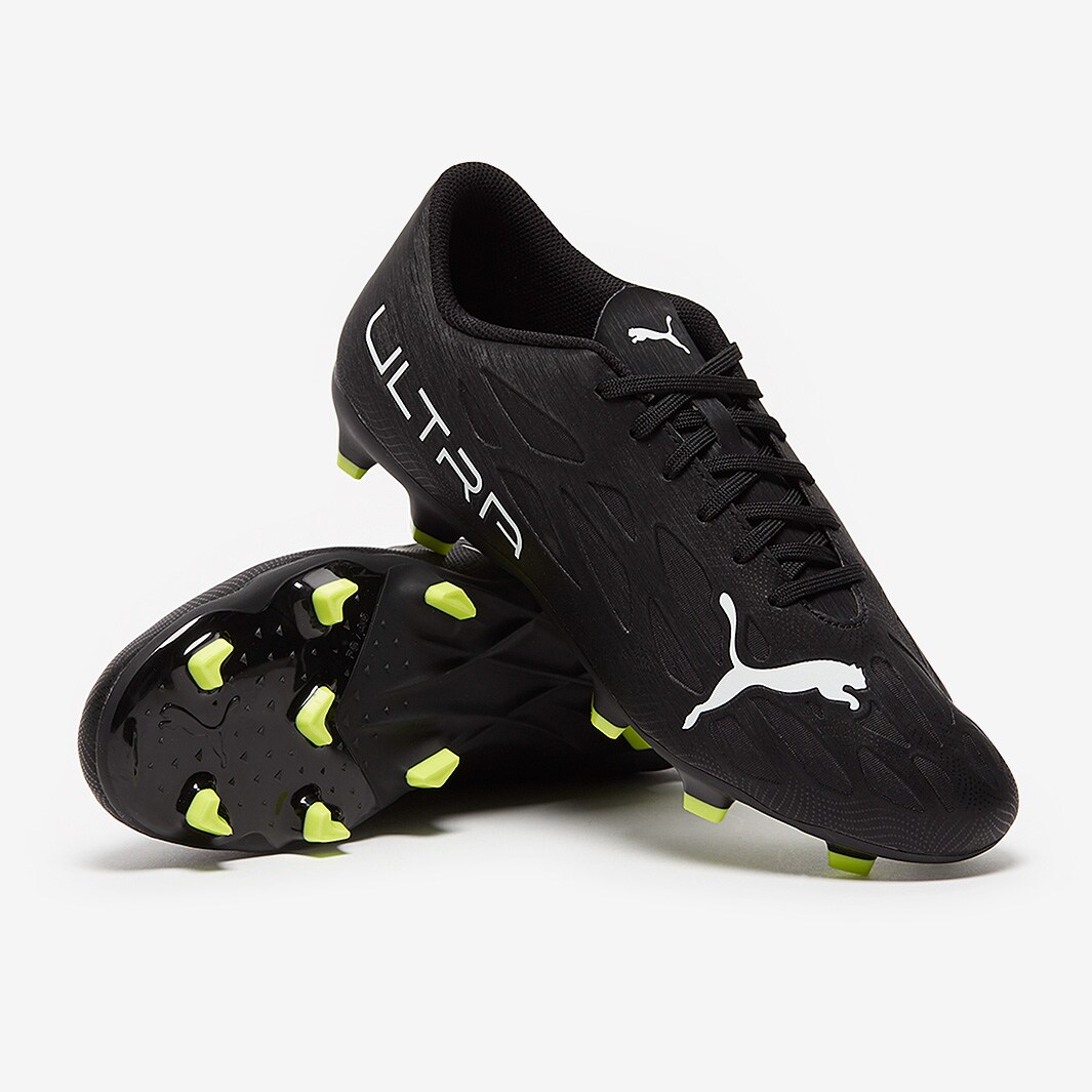 Puma Ultra 4.4 FG/AG - Puma Black/Puma White/Fizzy Light - Mens Boots ...
