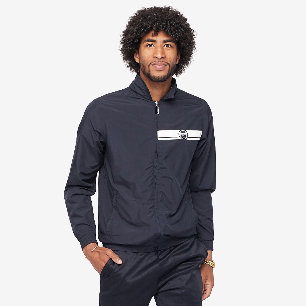 Sergio Tacchini Archivio Hugo Track Jacket - Night Sky/White - Tops ...