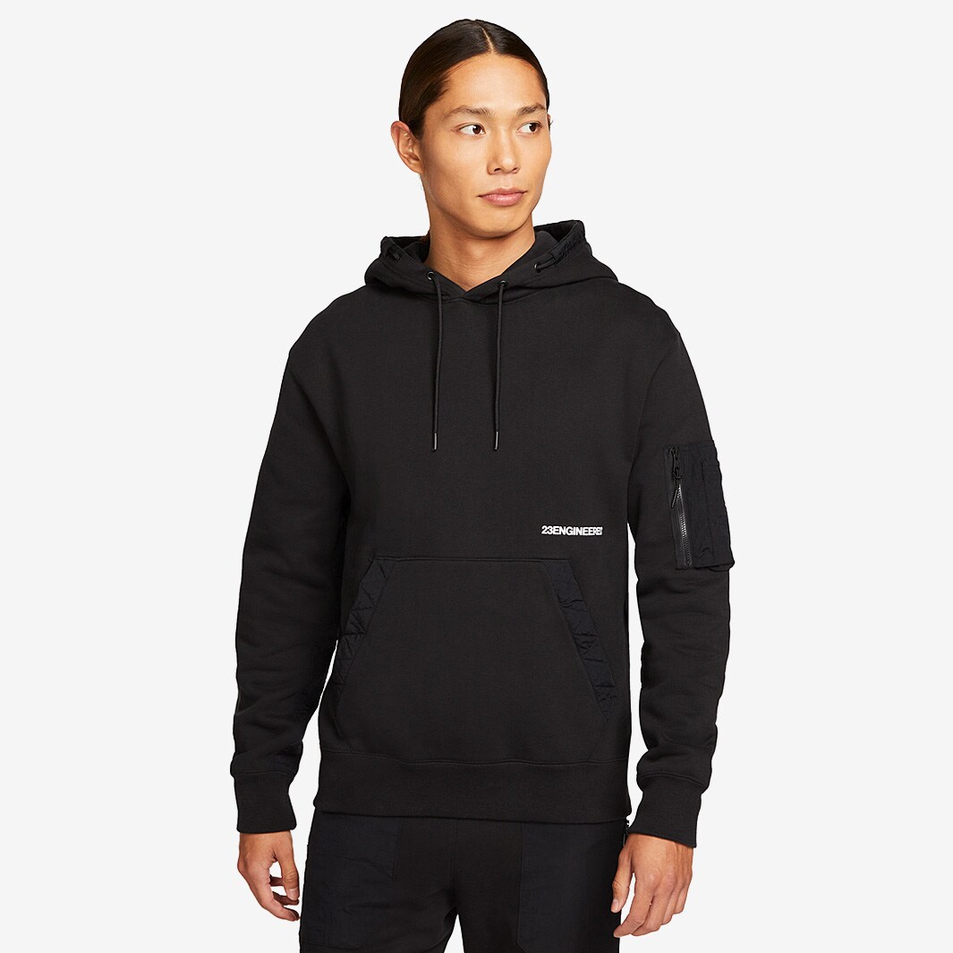 Suadadera con capucha Jordan 23 Engineered Polar Pullover - Negro/Blanco - Ropa para hombre ...