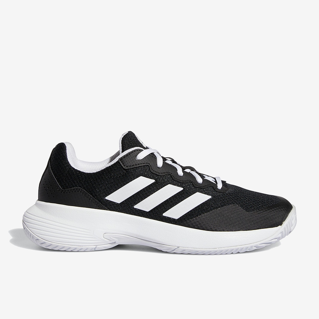 adidas Womens GameCourt 2 - Core Black/White - Womens Shoes