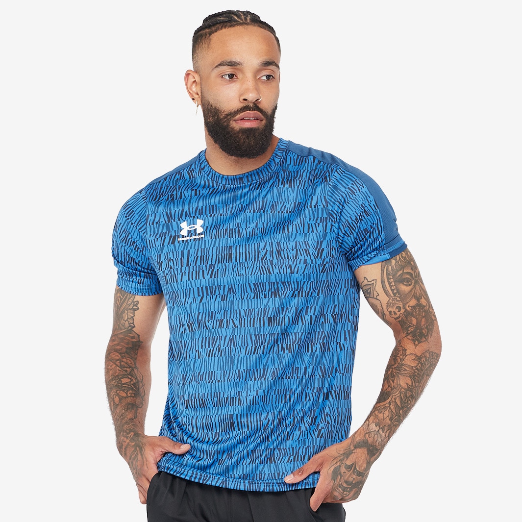Under Armour Challenger Training Top - Deep Sea/Victory Blue/White ...