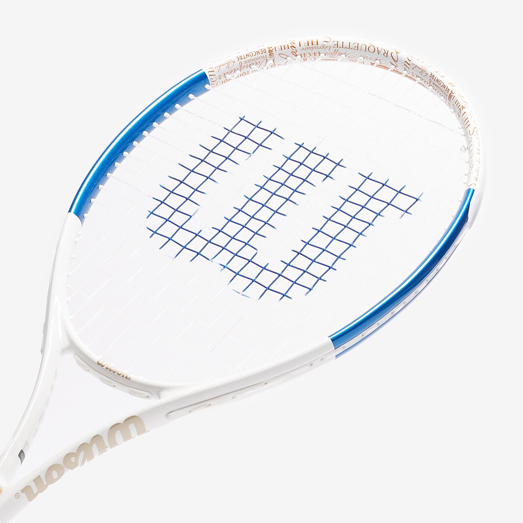Wilson Junior Roland Garros Elite Comp - White/Blue - Boys Racket