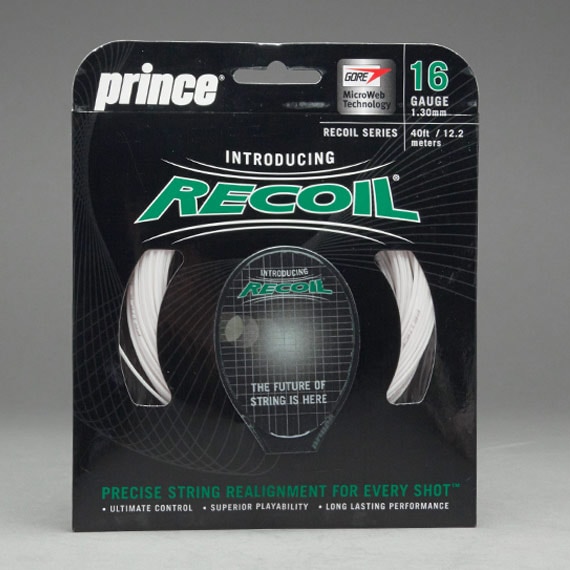 Prince Racket String - Prince Recoil 16 String - Natural | Pro:Direct ...
