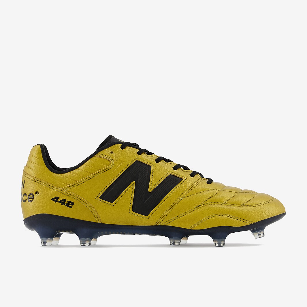 New Balance 442 V2 Pro FG - Gold/Black - Mens Boots