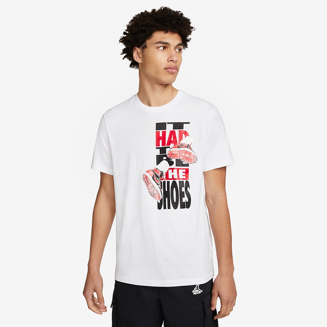 Camiseta MC Jordan "The Shoes" - Blanco - Ropa para hombre | Pro:Direct ...
