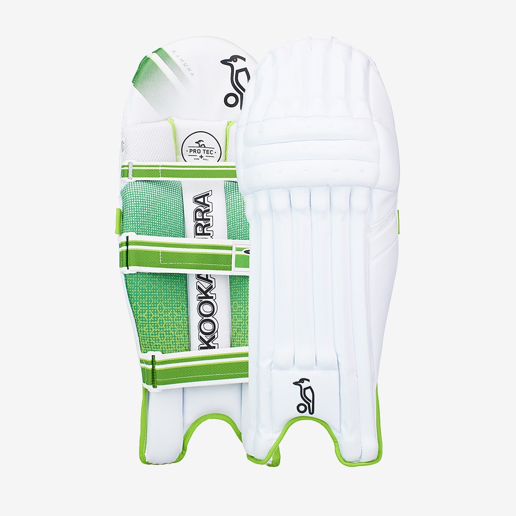 Kookaburra Kahuna 3.1 LH Batting Pads - White/Green - Batting Equipment ...