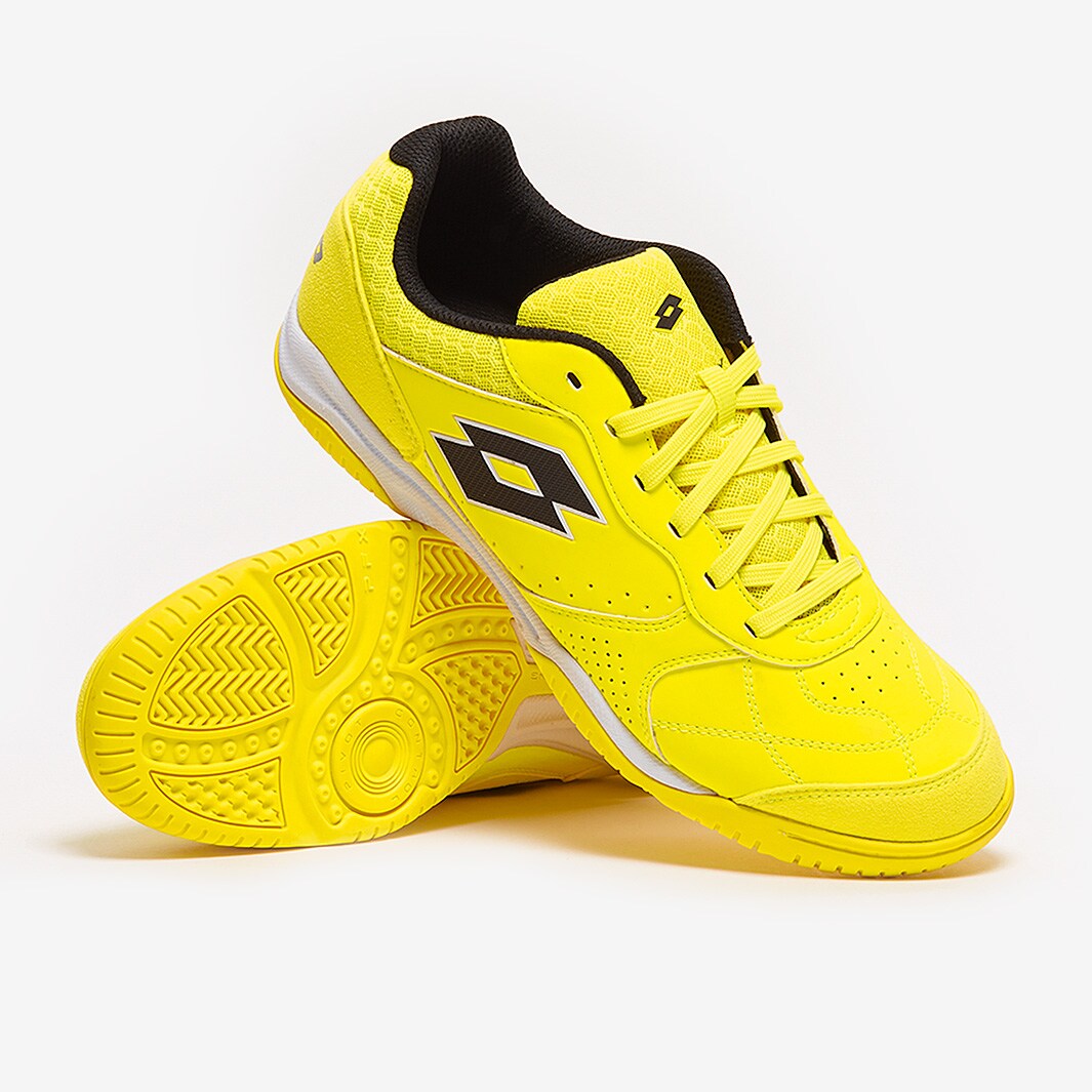 Lotto Tacto 301 Indoor - Safety Yellow/All Black/All White - Mens Boots ...