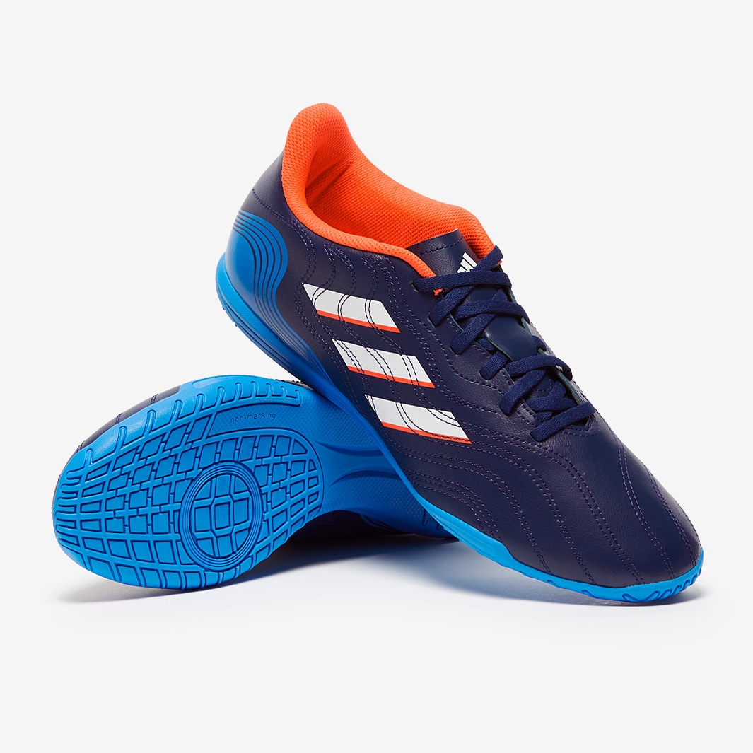 adidas Copa Sense.4 IN - Azul Marino/Blanco/Azul Rush - Botas para ...