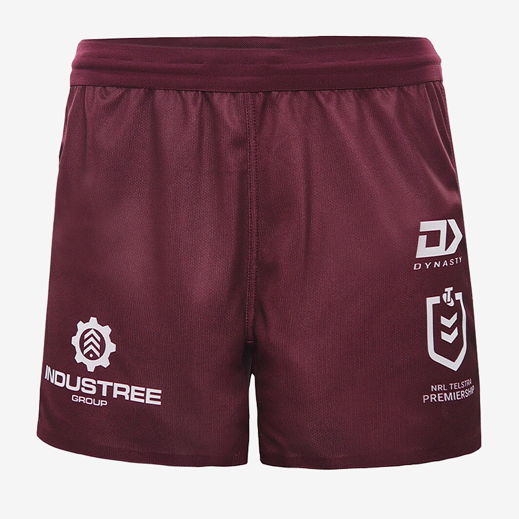 Dynasty Manly Sea Eagles 2022 Away Shorts - Maroon - Mens Replica | Pro ...
