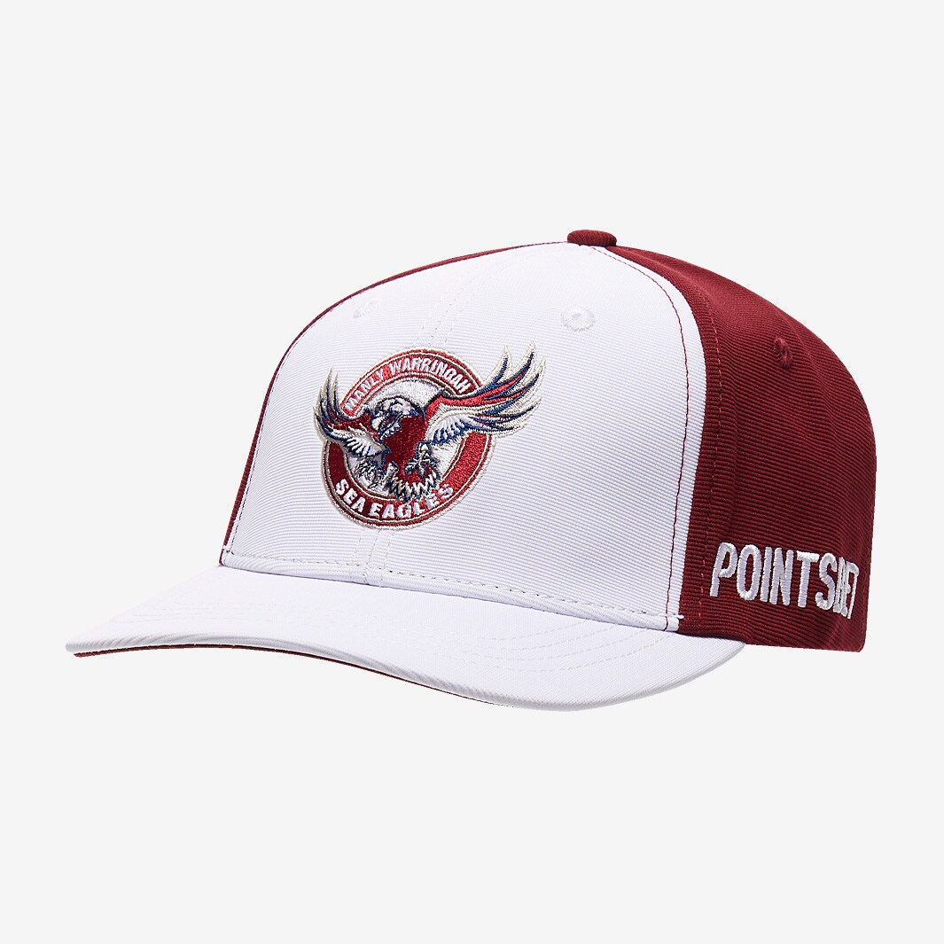Dynasty Manly Sea Eagles 2022 Media Cap - White - Mens Replica