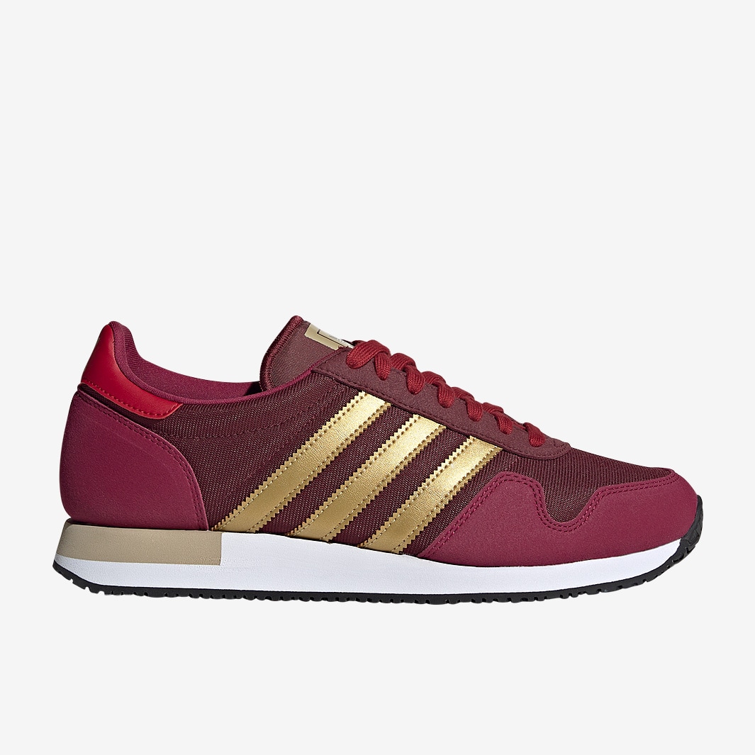 adidas Originals USA 84 - Shadow Red/Matte Gold/Crystal White - - Mens ...