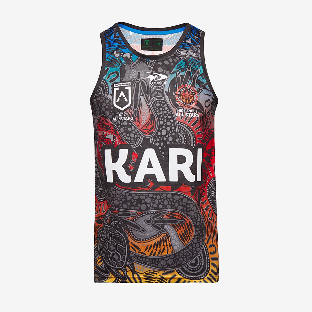 Classic Indigenous All Stars 2022 Training Singlet - Multi - Mens Replica