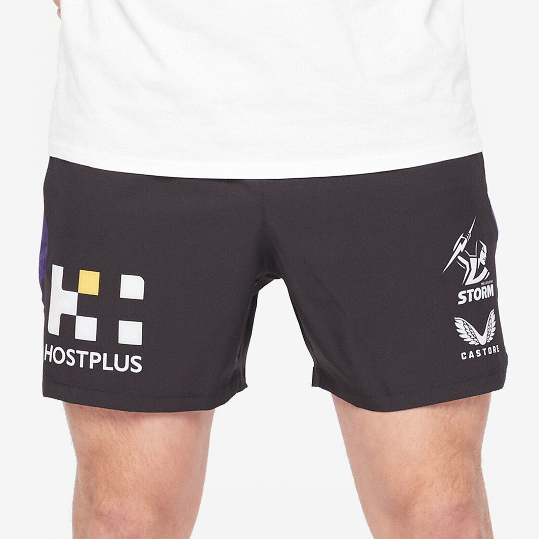 Castore Melbourne Storm 2022 Training Shorts - Black - Mens Replica ...
