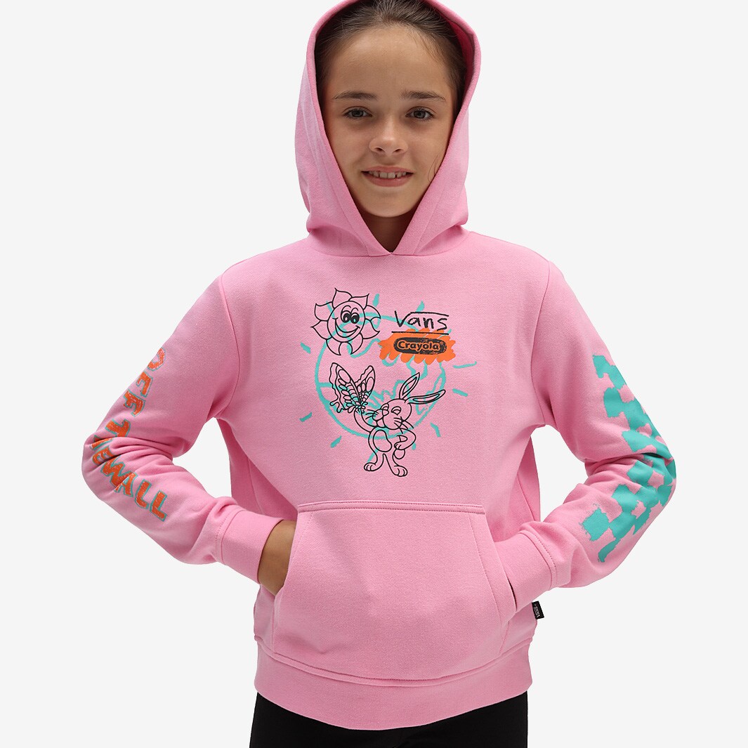 Vans X Crayola Big Kids Hoodie (8-14 YRS) - Begonia Pink - Tops - Girls ...