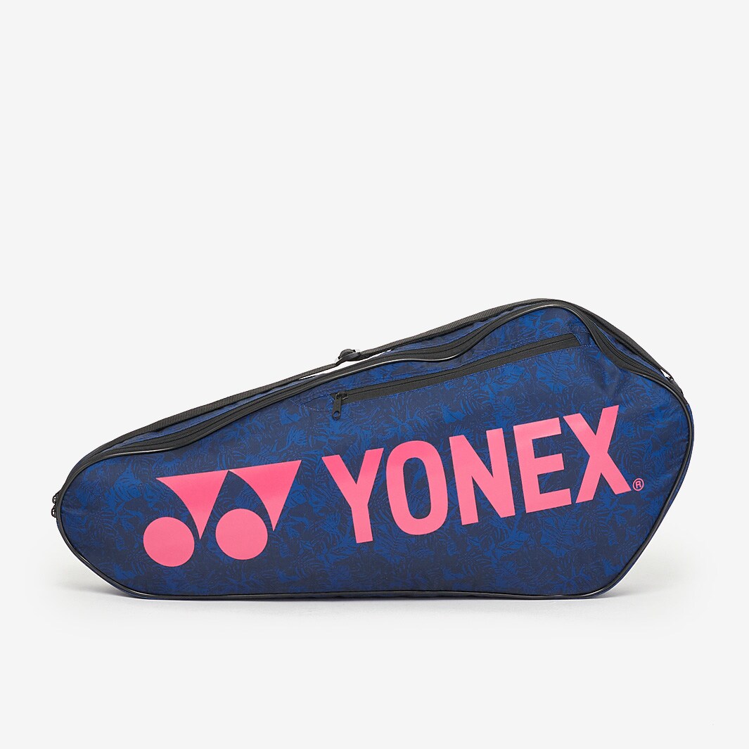 Yonex Team Series 3 Racket Bag - Navy/Pink - Bags & Luggage