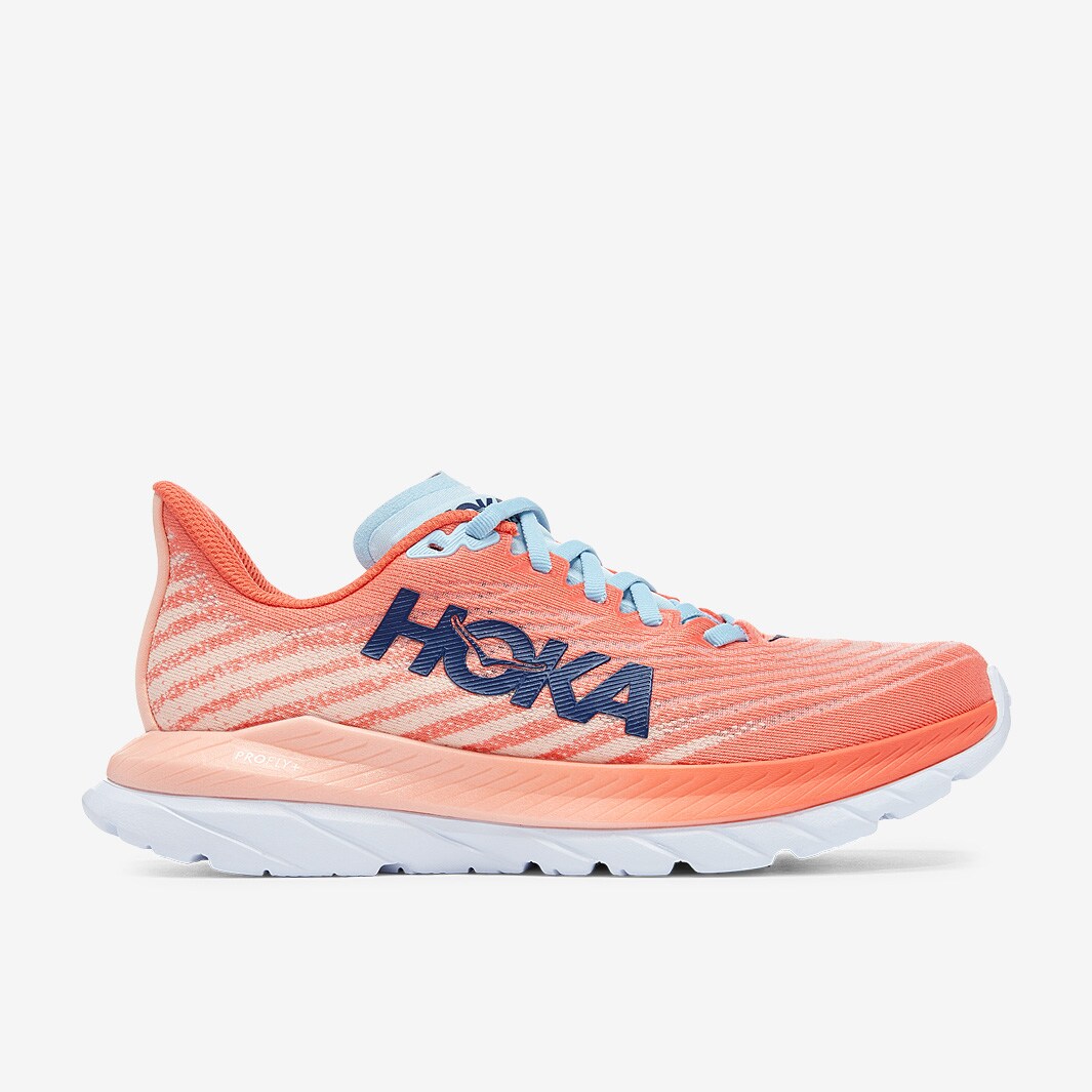 Hoka Womens Mach 5 - Camellia/Peach Parfait - Womens Shoes