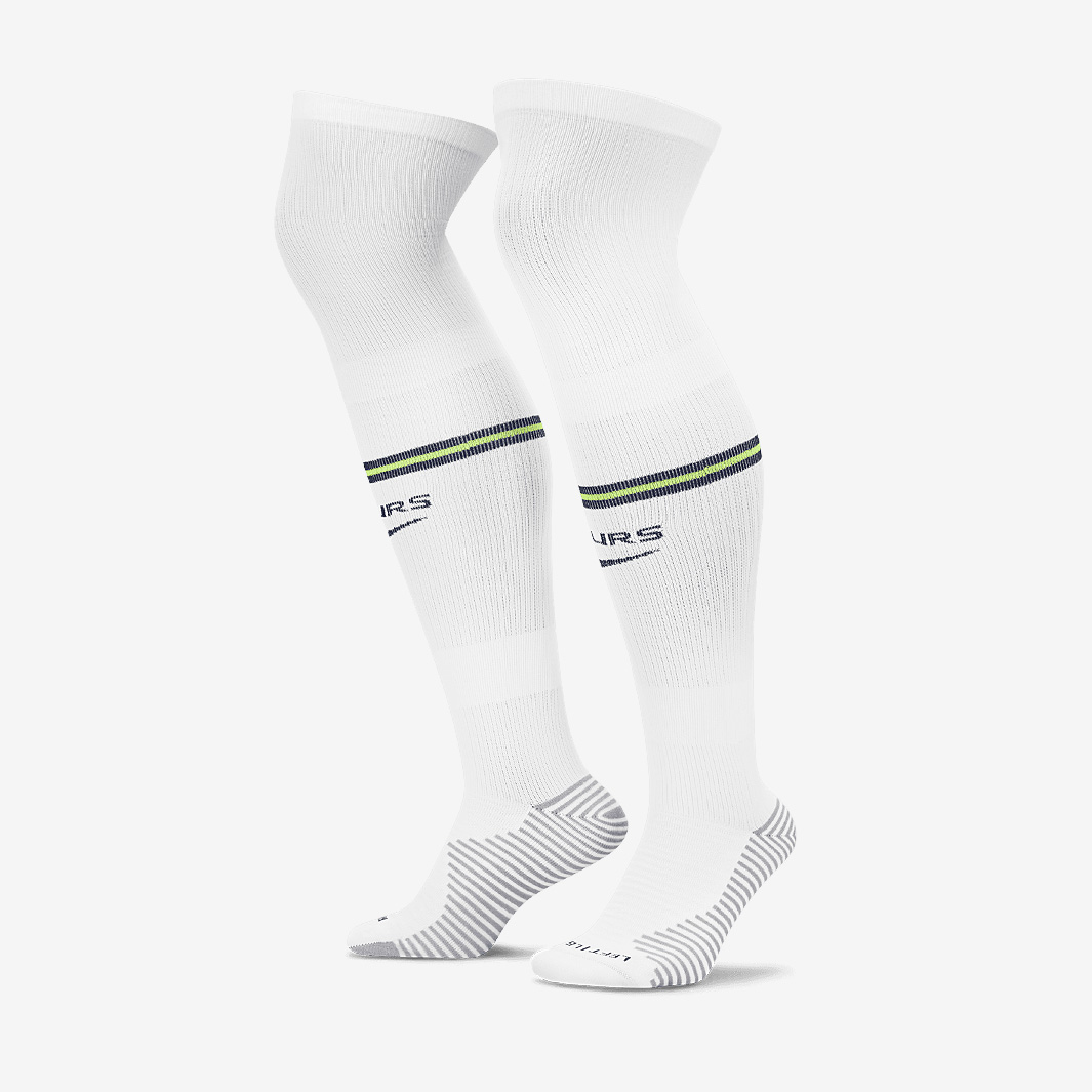 Nike Tottenham Hotspur 22/22 Stadium Home Sock - White/Binary Blue/Volt ...