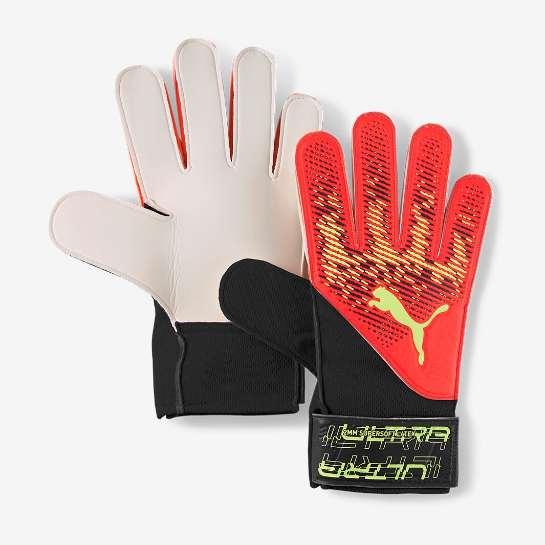 Puma Ultra Grip 4 RC - Fiery Coal/Fizzy Light - Mens GK Gloves | Pro ...