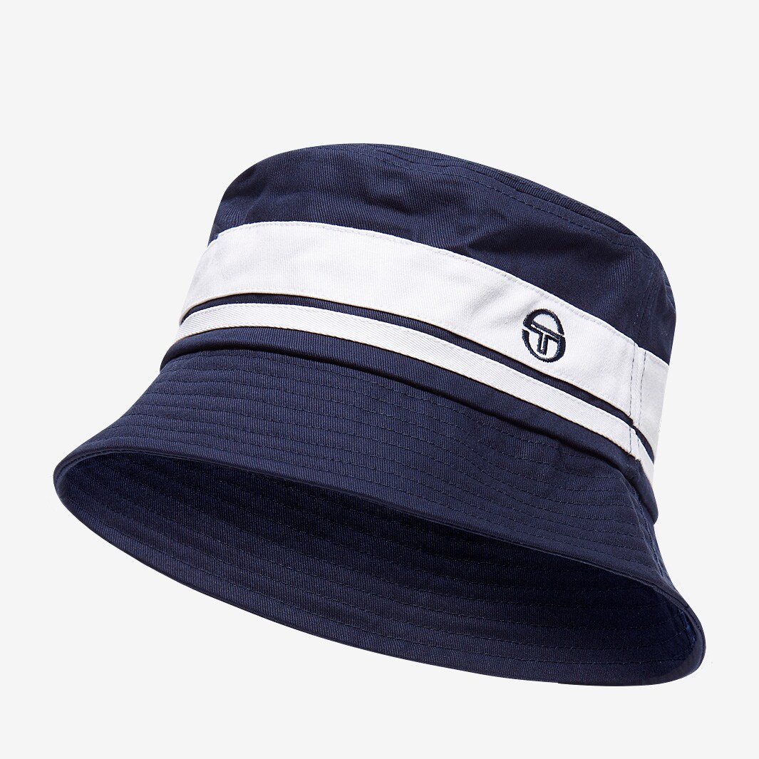 Sergio Tacchini Newsford Bucket Hat - Maritime Blue/White - Accessories