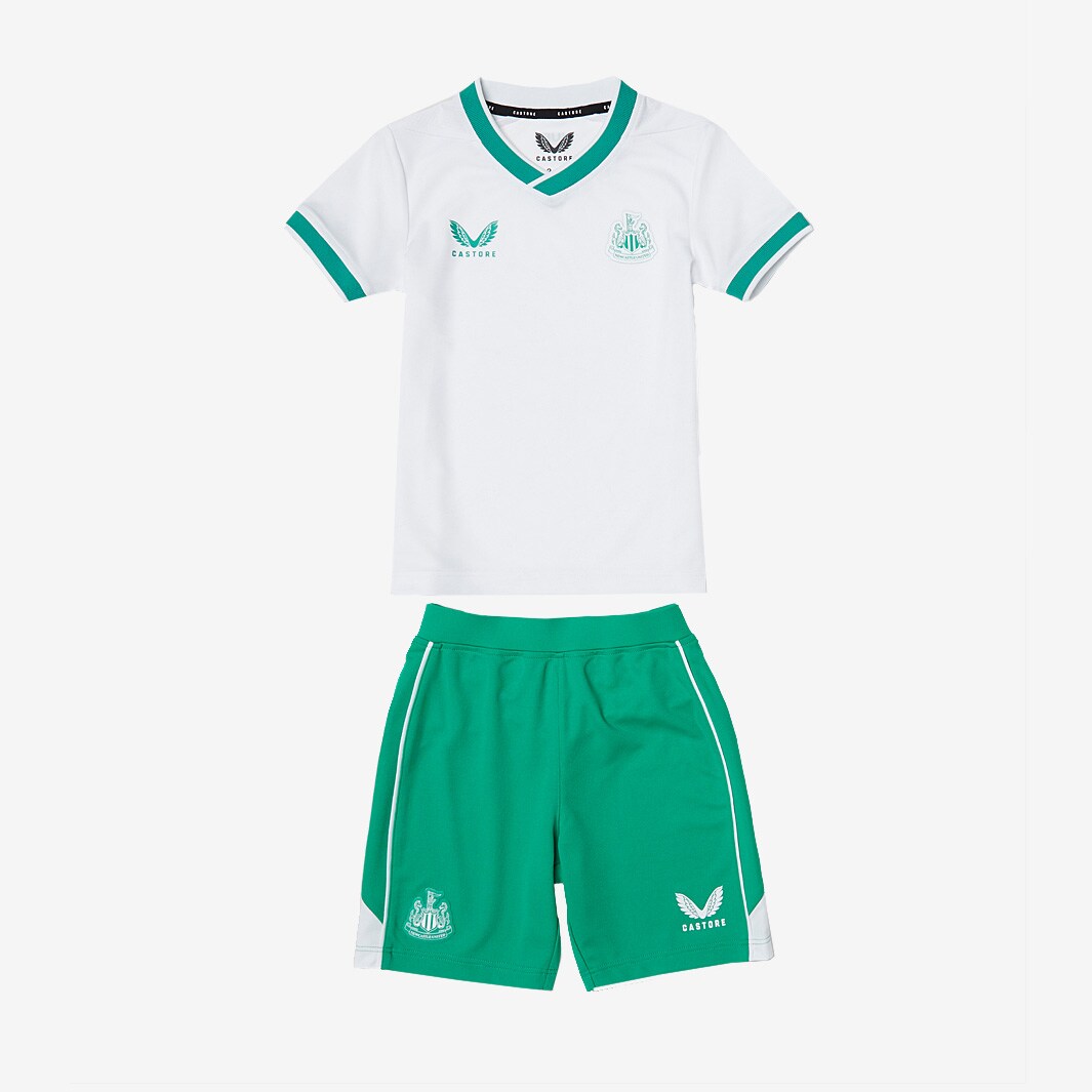 Castore Newcastle United 22/23 Infants Third Kit - White - Boys Replica