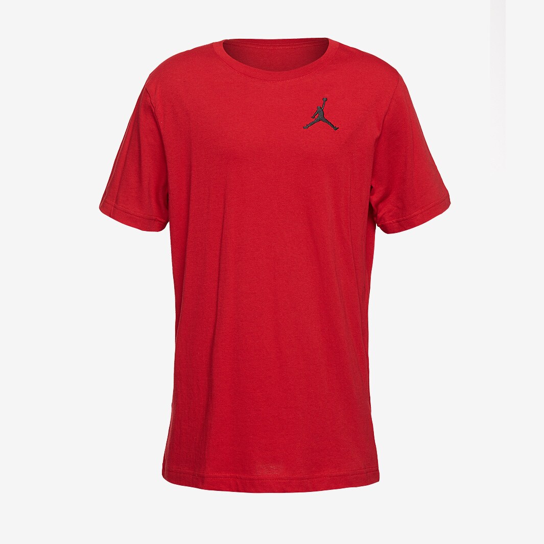 Jordan Older Kids Jumpman Air Embroidered Tee (8-15 Yrs) - Gym Red ...
