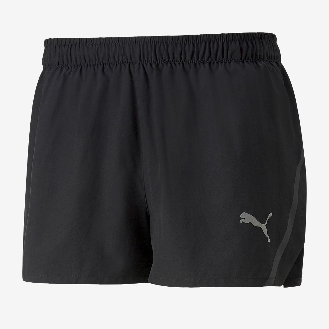 Puma Run Lab Split Short - Puma Black - Mens Clothing | Pro:Direct Running