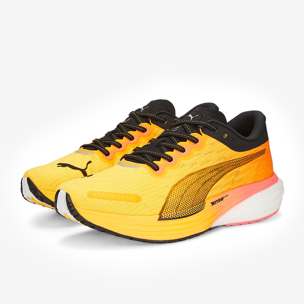 Puma Deviate Nitro 2 - Sunset Glow-Sun Stream-Puma Black - Mens Shoes ...