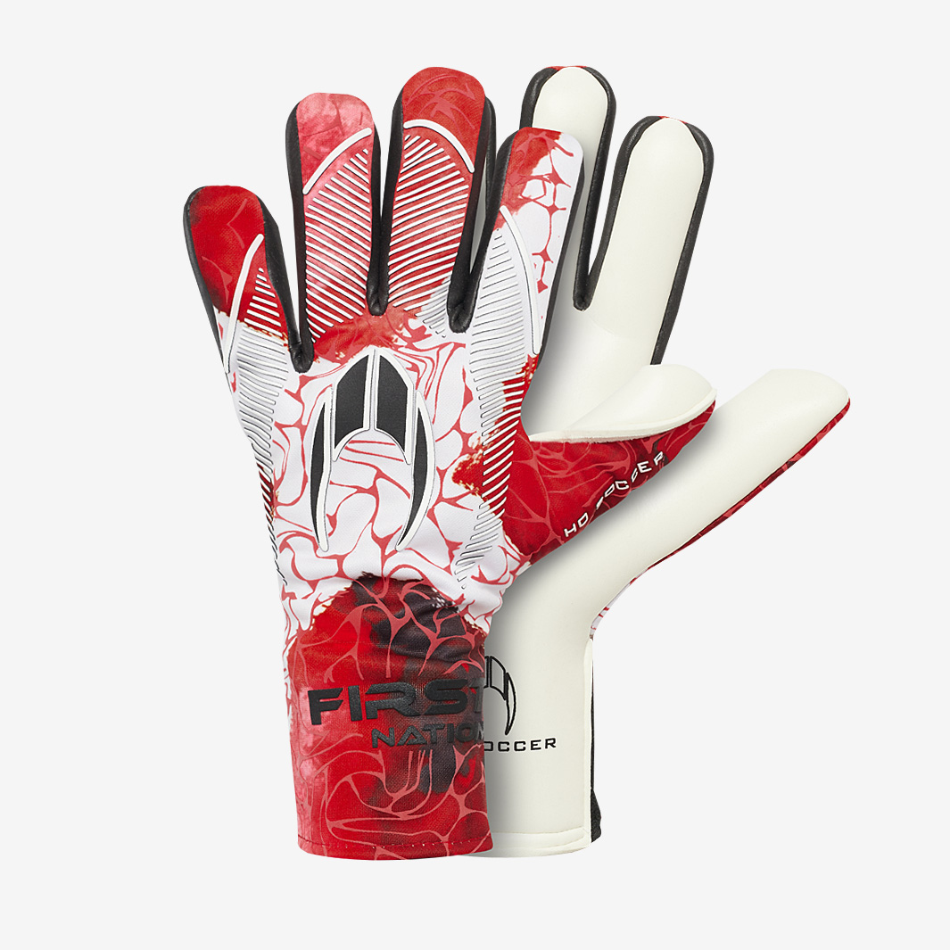 HO Switzerland First Nation Gloves - Red/White - Mens GK Gloves