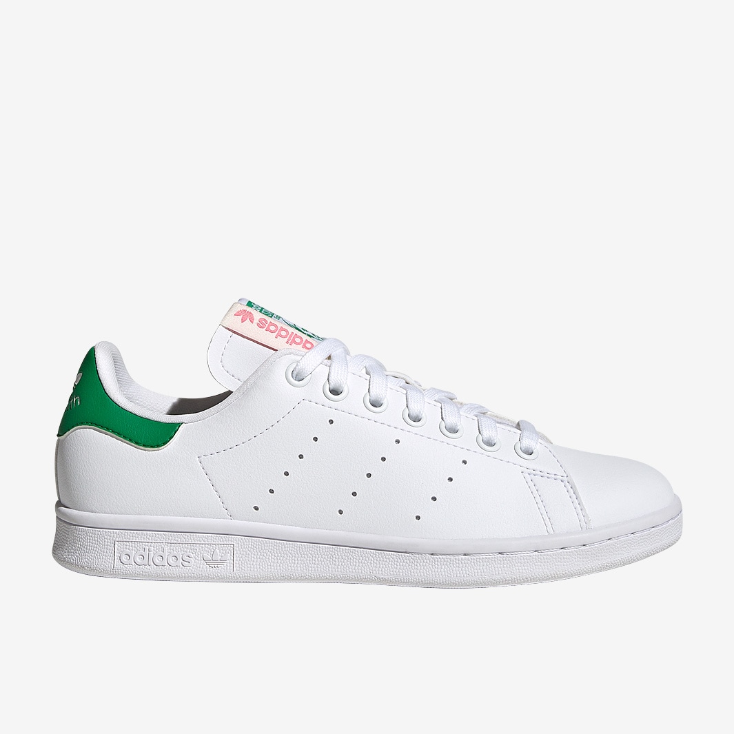 adidas Originals Womens Stan Smith - Fwtr White/Green/Bliss Pink ...