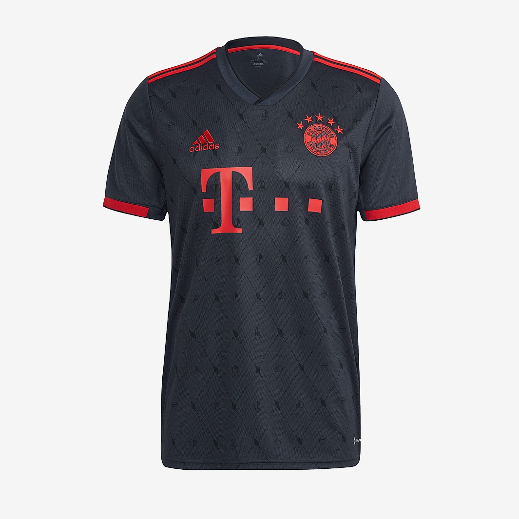 adidas Bayern Munich 22/23 Third Shirt - Night Grey - Mens Replica