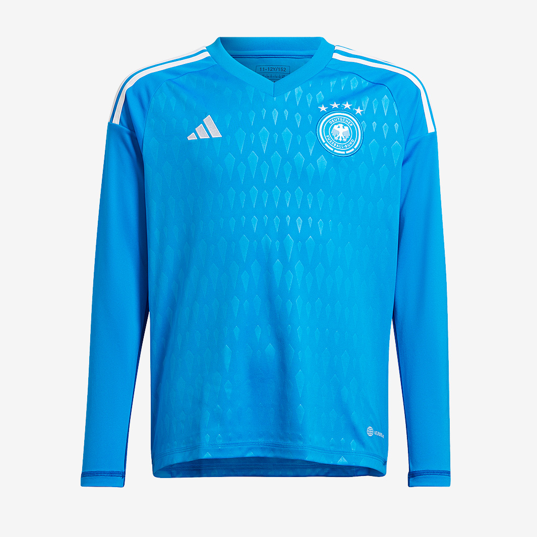 Camiseta de portero adidas Alemania 2022 LS para niños - Azul Rush ...