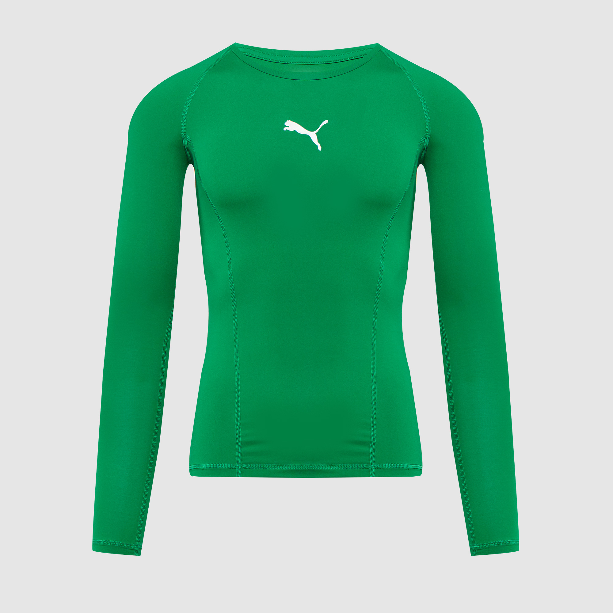 Puma Liga Base Layer LS Tee - Pepper Green - Mens Base Layer | Pro ...
