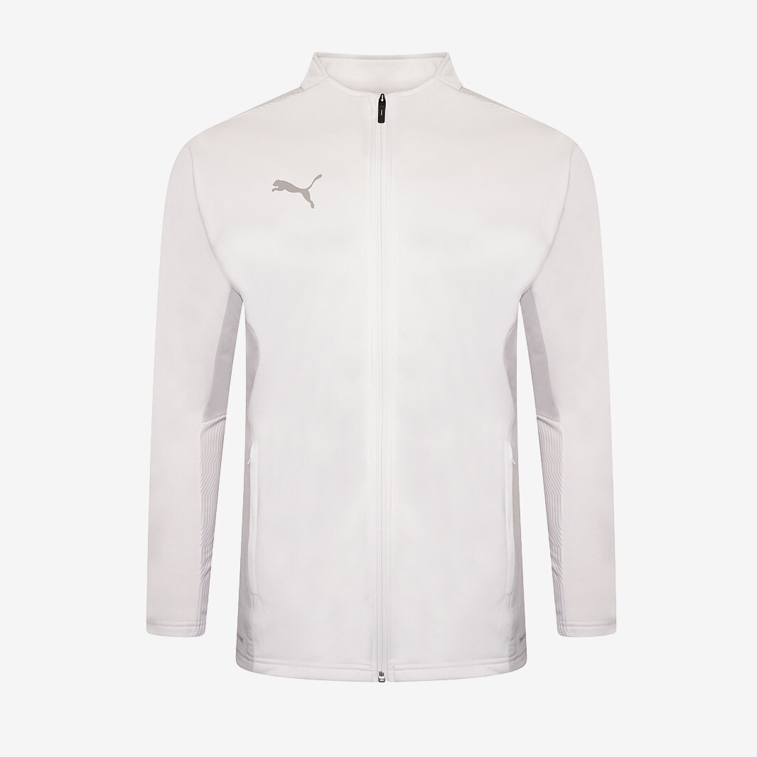 Puma Team Cup Training Jacket - White - Mens Football Teamwear | Pro ...