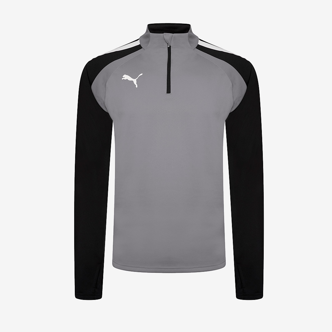 Puma Junior Team Liga 1/4 Zip Training Top - Smoked Pearl - Junior ...