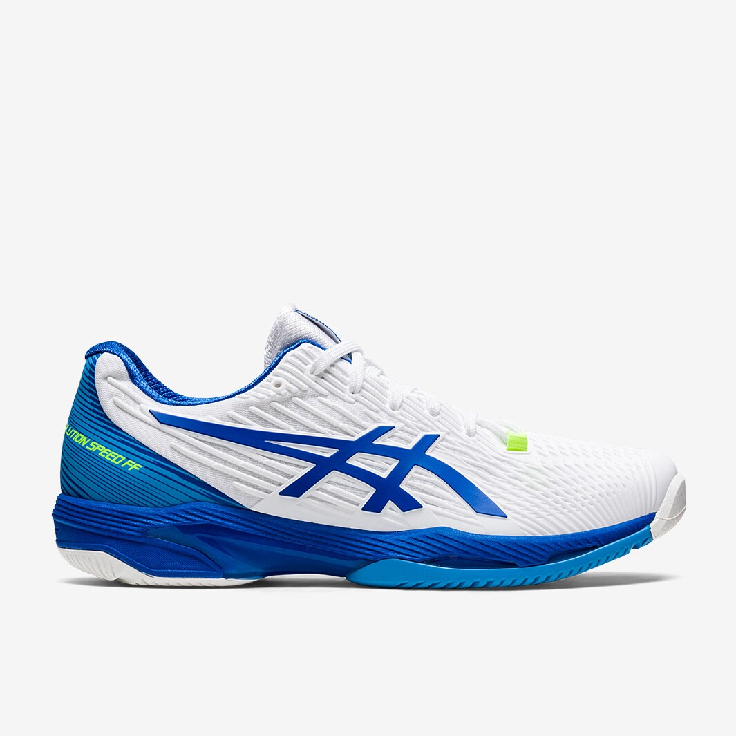 Asics Solution Speed FF 2 - White/Tuna Blue - Mens Shoes | Pro:Direct ...
