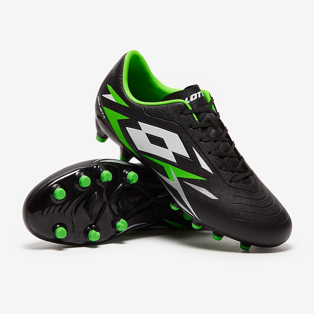 Lotto Solista 700 VI FG - Black/White/Spring Green - Mens Boots | Pro ...