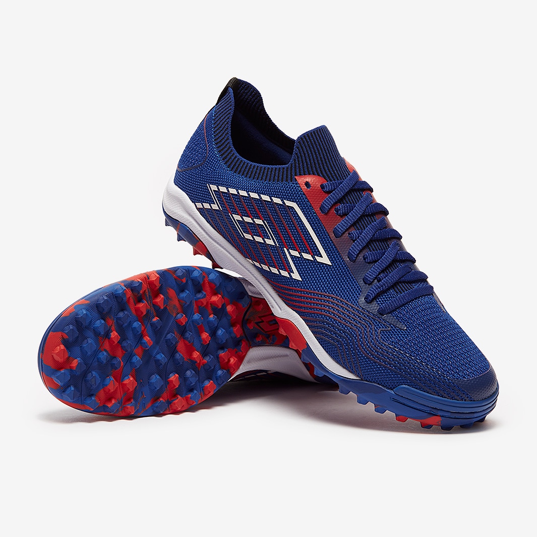 Lotto Tacto 250 Turf -Amparo Blue/White/Cliff Red - Mens Boots | Pro ...