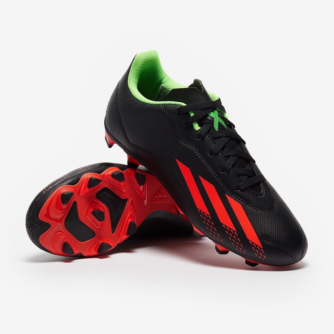 adidas Kids X Speedportal.4 FxG - Core Black/Solar Red/Solar Green ...