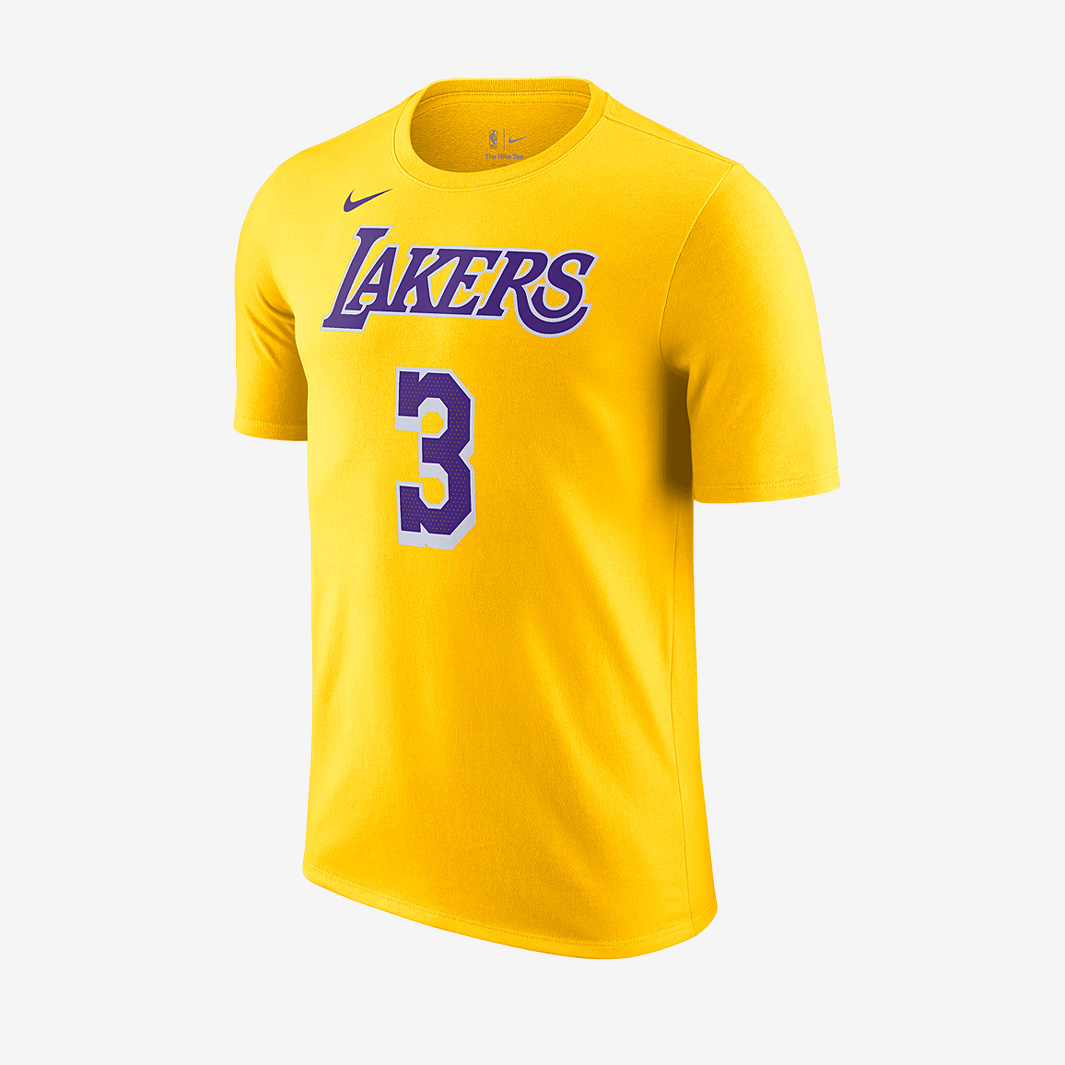 Nike NBA Anthony Davis Los Angeles Lakers Essential Tee - Amarillo ...