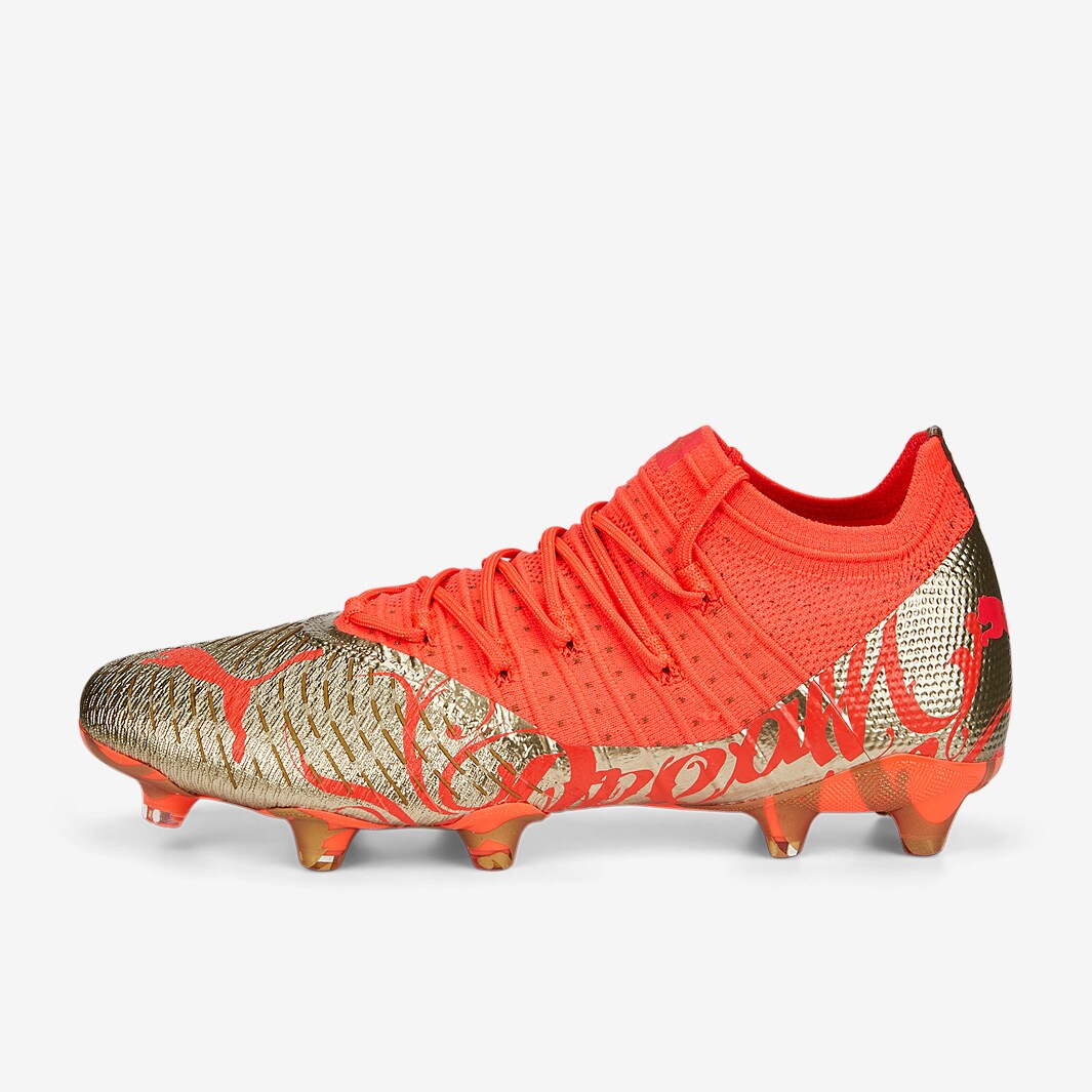 Puma Future Z 1.4 Neymar FG/AG - Coral Fogoso/Dorado - Terreno firme ...