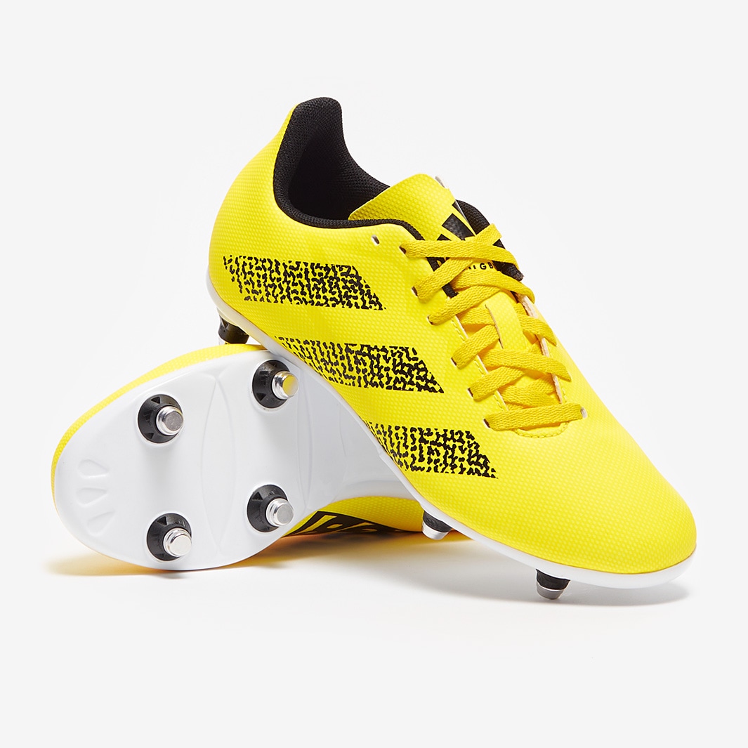 adidas Rugby Junior SG - Beam Yellow/Core Black/White - Junior Boots ...
