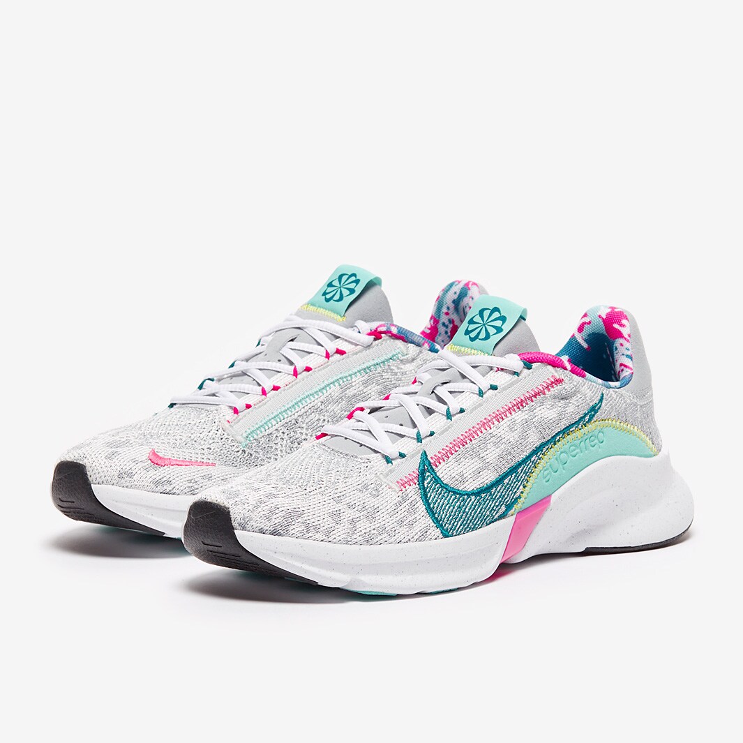 Nike Womens SuperRep Go 3 Next Nature Flyknit - Photon Dust/Bright ...